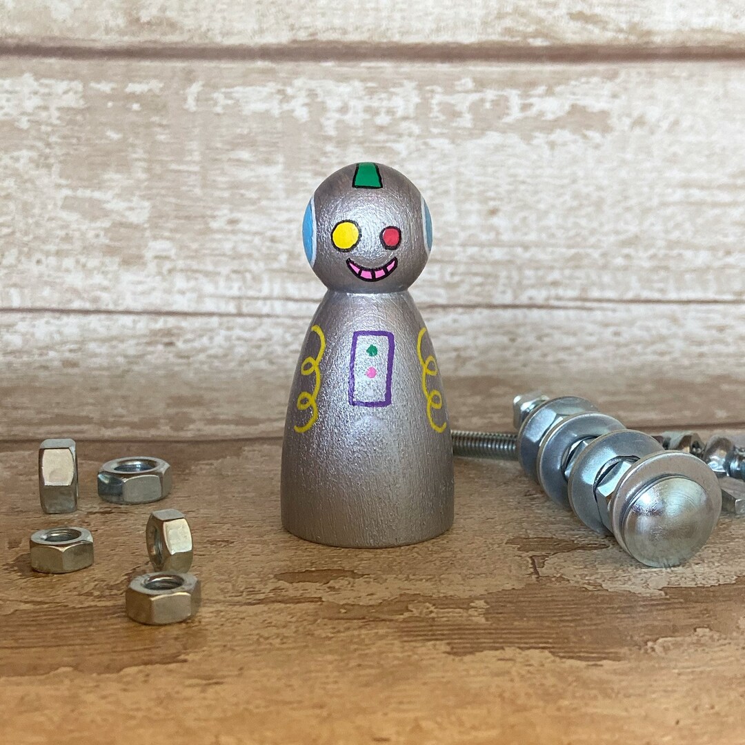 Robot Peg Doll - Inspiring Play - STEM - Science Toys - Etsy