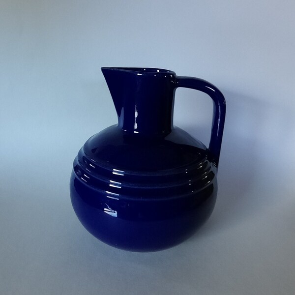 Blue Ceramic Pitcher - Etsy