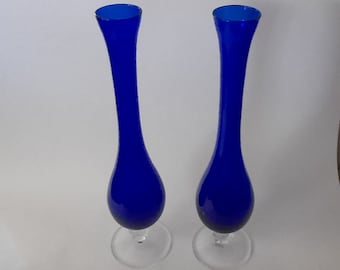 Royal Blue Blown Glass - Etsy