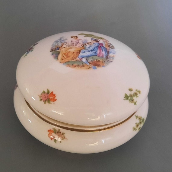 vintage german trinket box - Gem