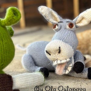 Donkey Knitting Pattern PDF, 2 Needles Version, Stuffed Animal Toy ...
