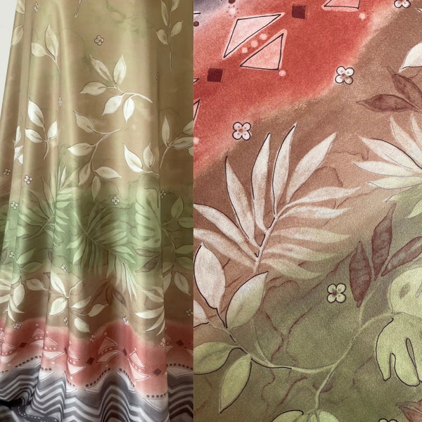 Border Print Fabric - Etsy UK