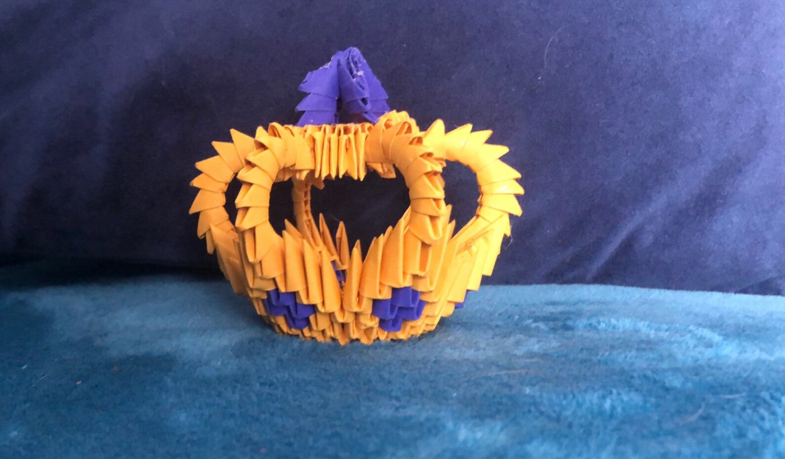 Corona de origami 3D - Etsy España
