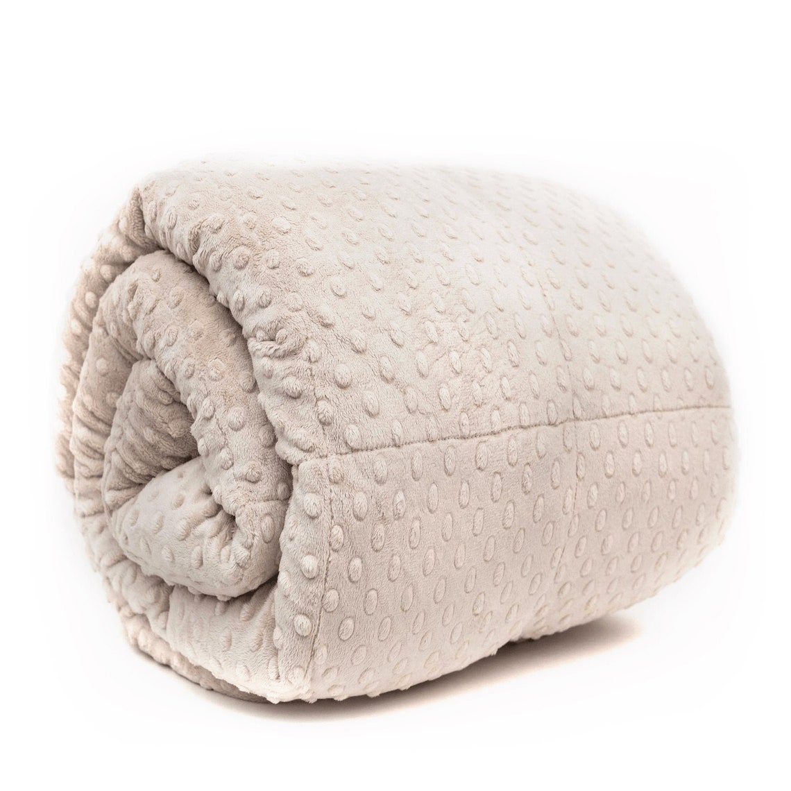 Couverture lestée minky, couverture beige, couverture lourde, cadeaux ...