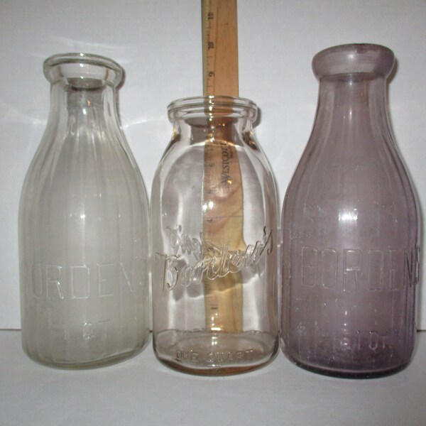 Borden Milk Bottles - Etsy