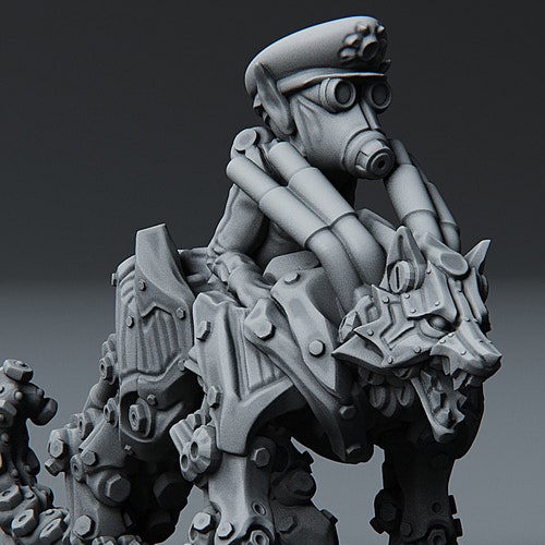 Wolf Pack 3D Printed Tabletop RPG Minis - Etsy