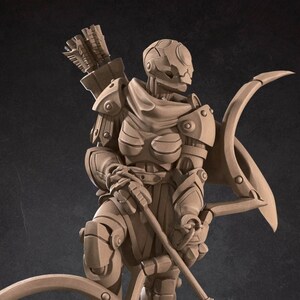 Warforged Ranger 3D Printed Tabletop RPG Mini UNPAINTED - Etsy
