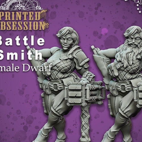 Caster Warforged 3D Printed Tabletop RPG Mini | Etsy