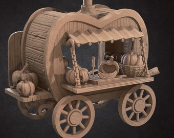 Puppeteer Cart Scatter 3D Printed Tabletop RPG Scenery - Etsy