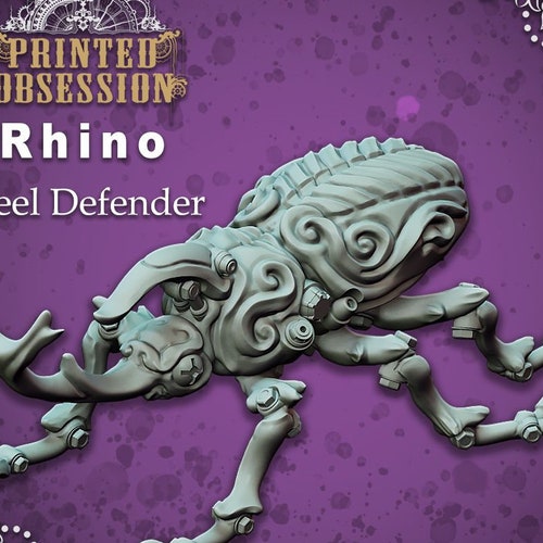 Artificer Steel Defender Ram 3D Printed Tabletop RPG Mini | Etsy