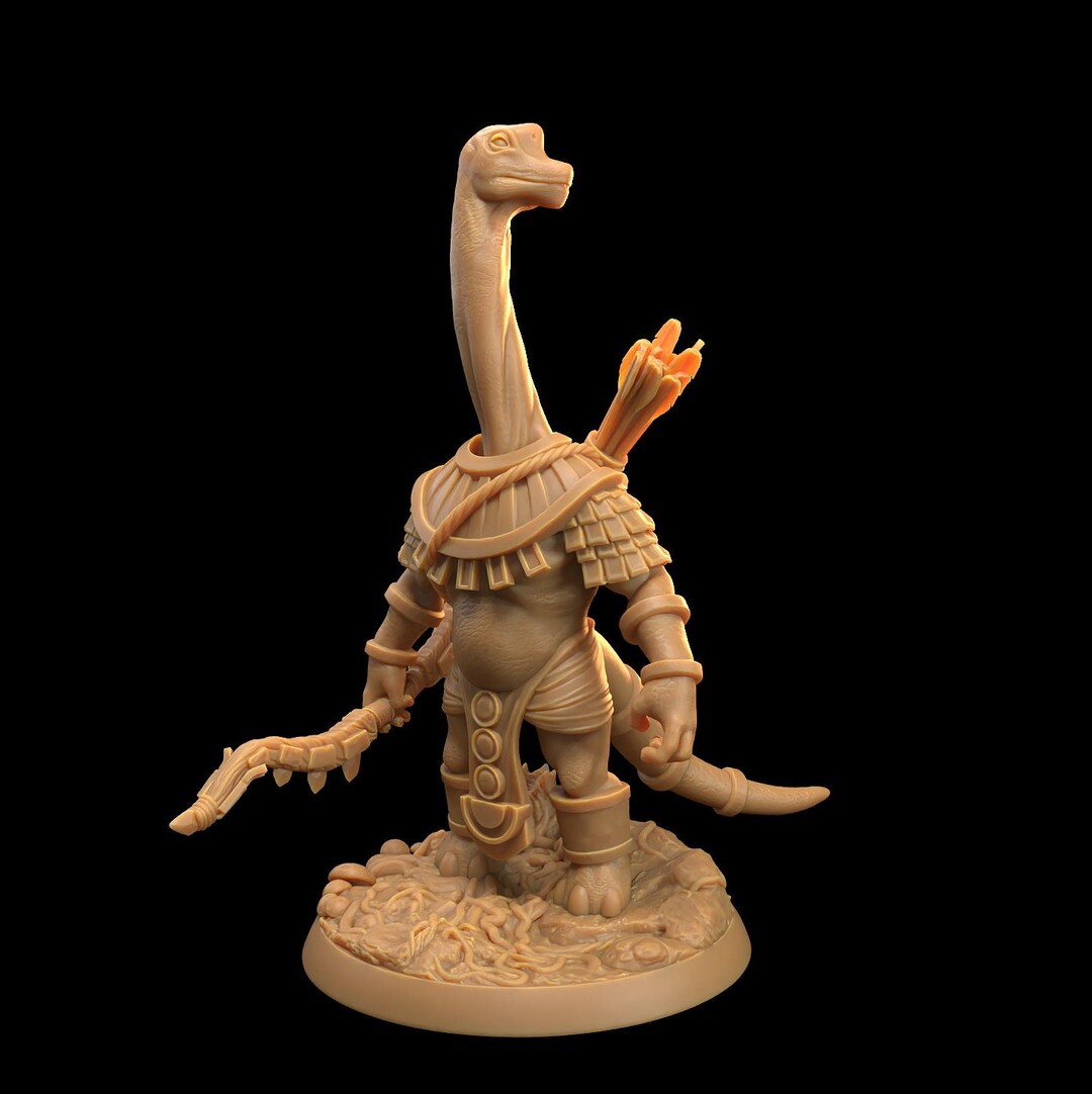 Saurial Brontosaurus 3D Printed Tabletop RPG Minis UNPAINTED - Etsy