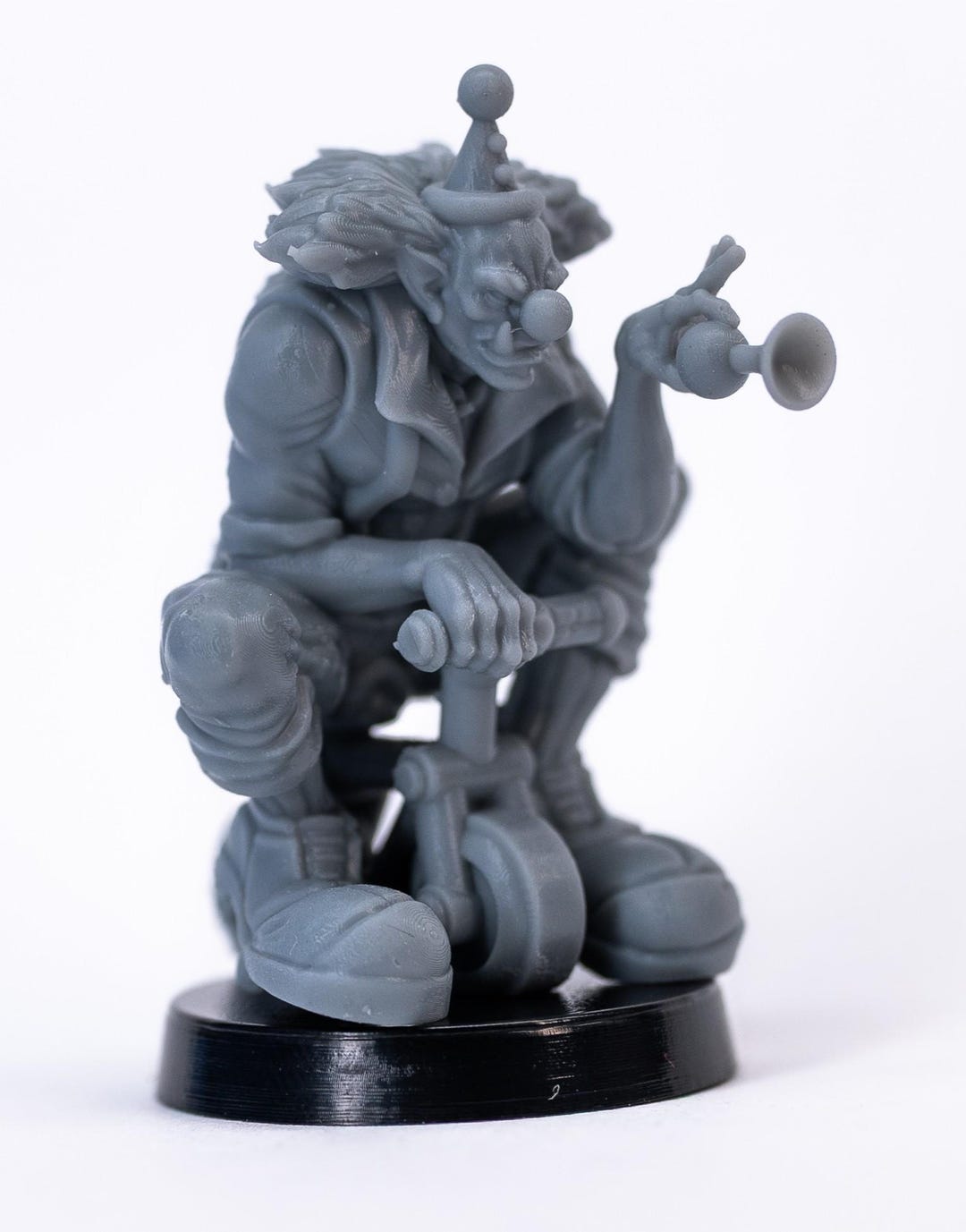 Tiny the Orc Clown 3D Printed Tabletop RPG Mini UNPAINTED - Etsy