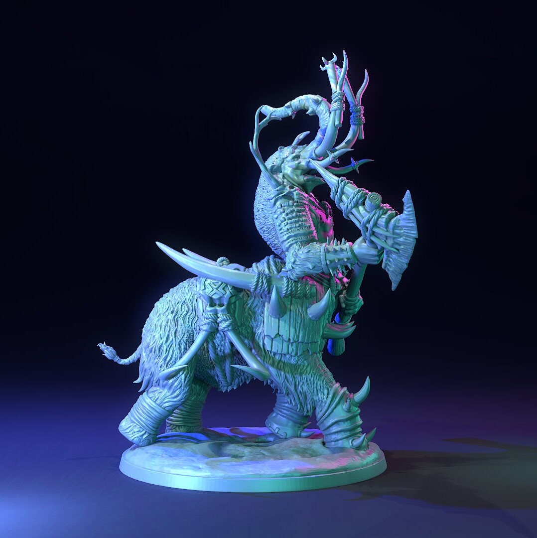 Mammoth Centaurs 3D Printed Tabletop RPG Minis UNPAINTED - Etsy Australia