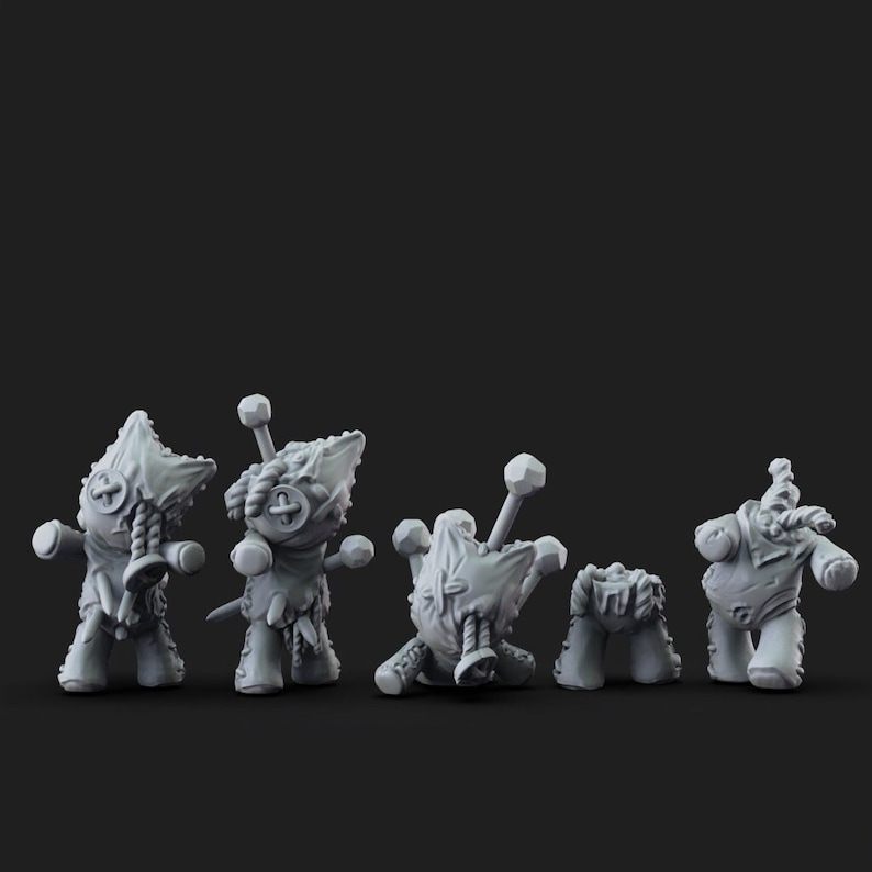 Zombie Puppet 3D Printed Tabletop RPG Monsters - Etsy