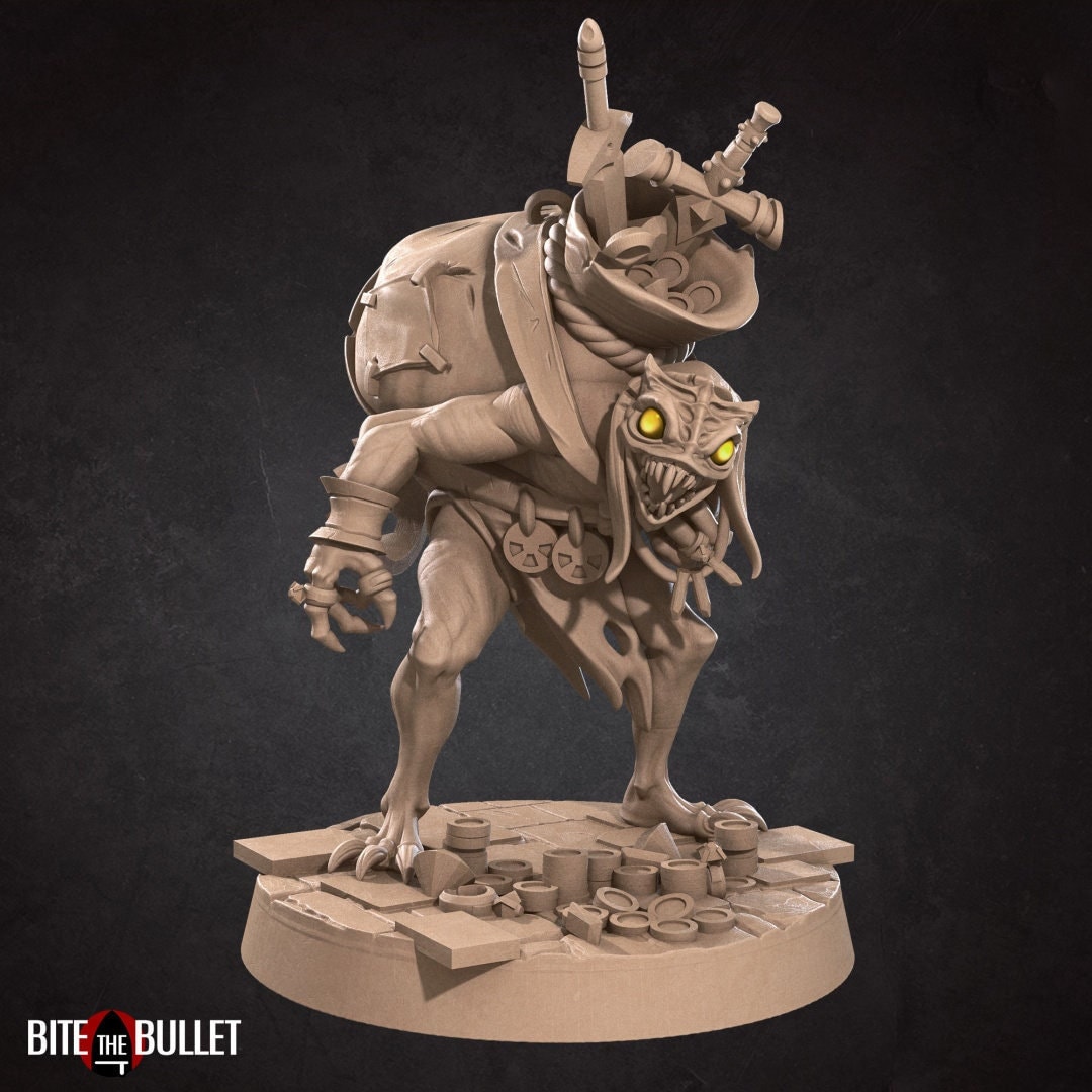 Treasure Goblin Diablo 3D Printed Tabletop RPG Mini - Etsy