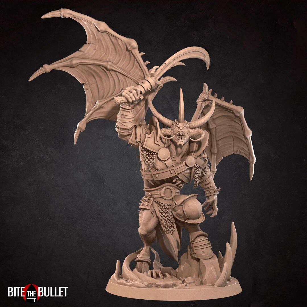 Izual the Betrayer Diablo Demon 3D Printed Tabletop RPG Mini - Etsy
