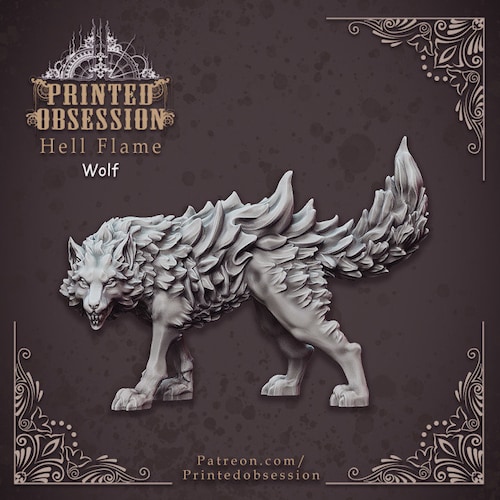 Demonic Stag 3D Printed Tabletop RPG Mini - Etsy
