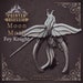 Female Moth Knight Fey 3D Printed Tabletop RPG Mini - Etsy