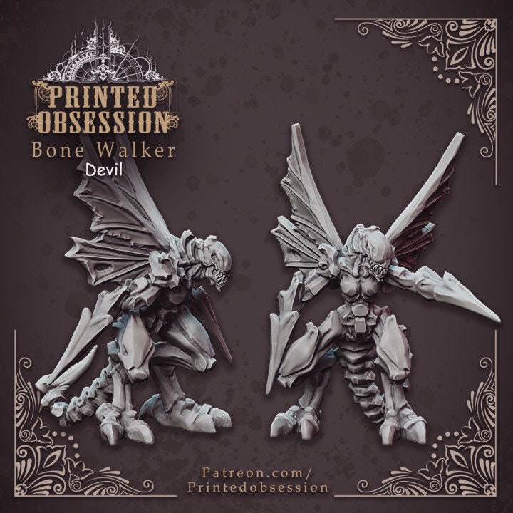 Bone Walker 3D Printed Tabletop RPG Minis | Etsy