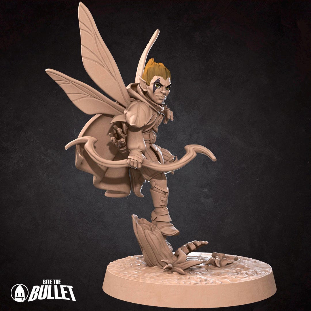 Pixie Ranger 3D Printed Tabletop RPG Mini - Etsy