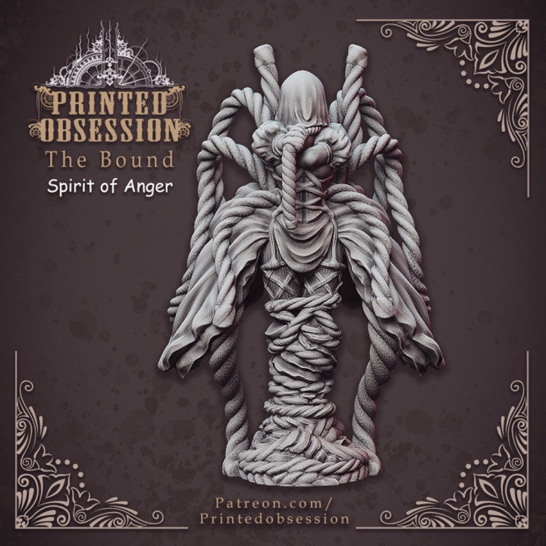 Bound One 3D Printed Tabletop RPG Mini | Etsy