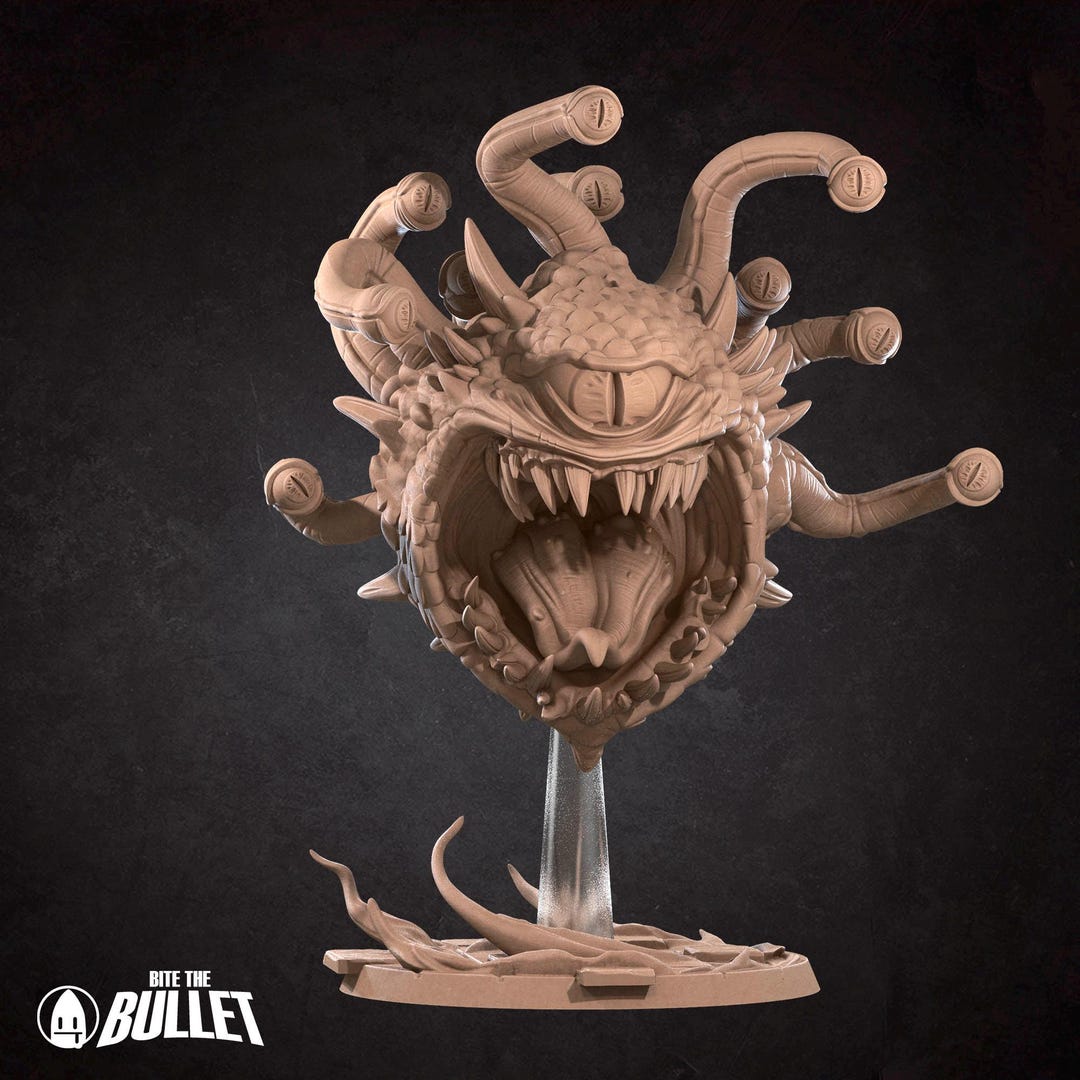 Beholder 3D Printed Tabletop RPG Mini UNPAINTED - Etsy
