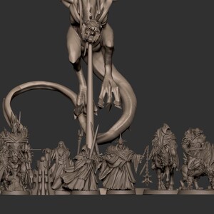 Saruman the White Wizard LOTR 3D Printed Tabletop RPG Mini - Etsy