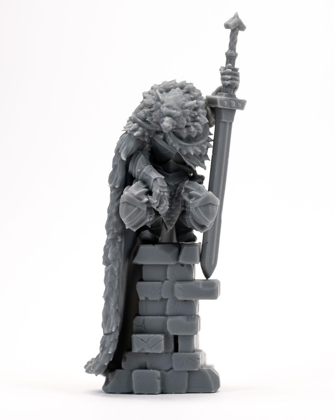 Raidd the Werewolf Guardian 3D Printed Tabletop Mini UNPAINTED - Etsy