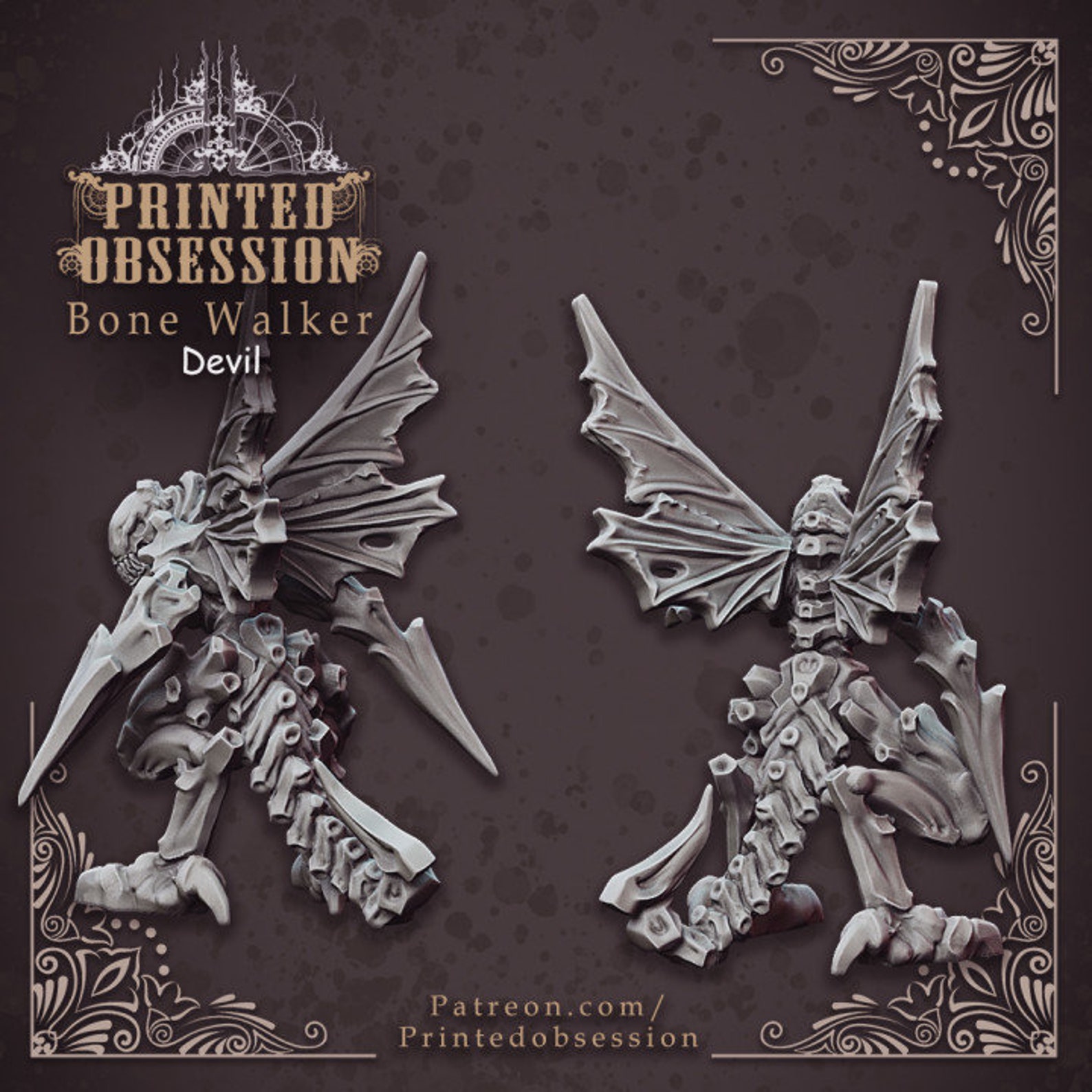 Bone Walker 3D Printed Tabletop RPG Minis | Etsy