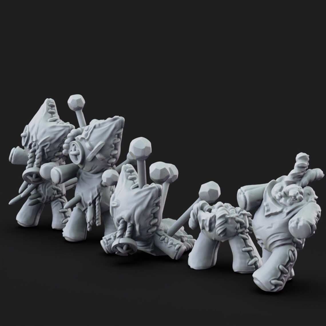 Zombie Puppet 3D Printed Tabletop RPG Monsters - Etsy