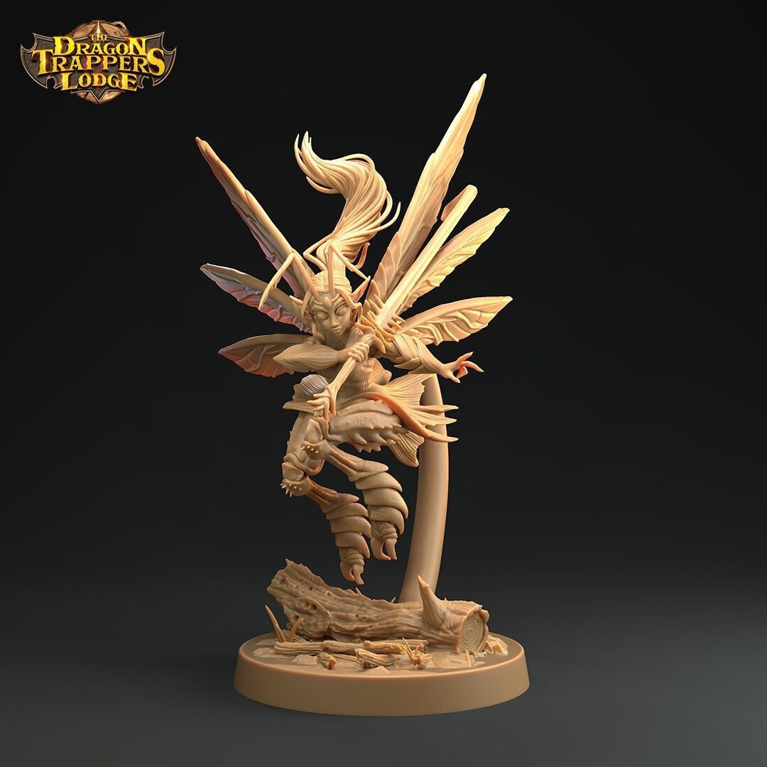 Faerie Princess 3D Printed Tabletop RPG Mini UNPAINTED - Etsy