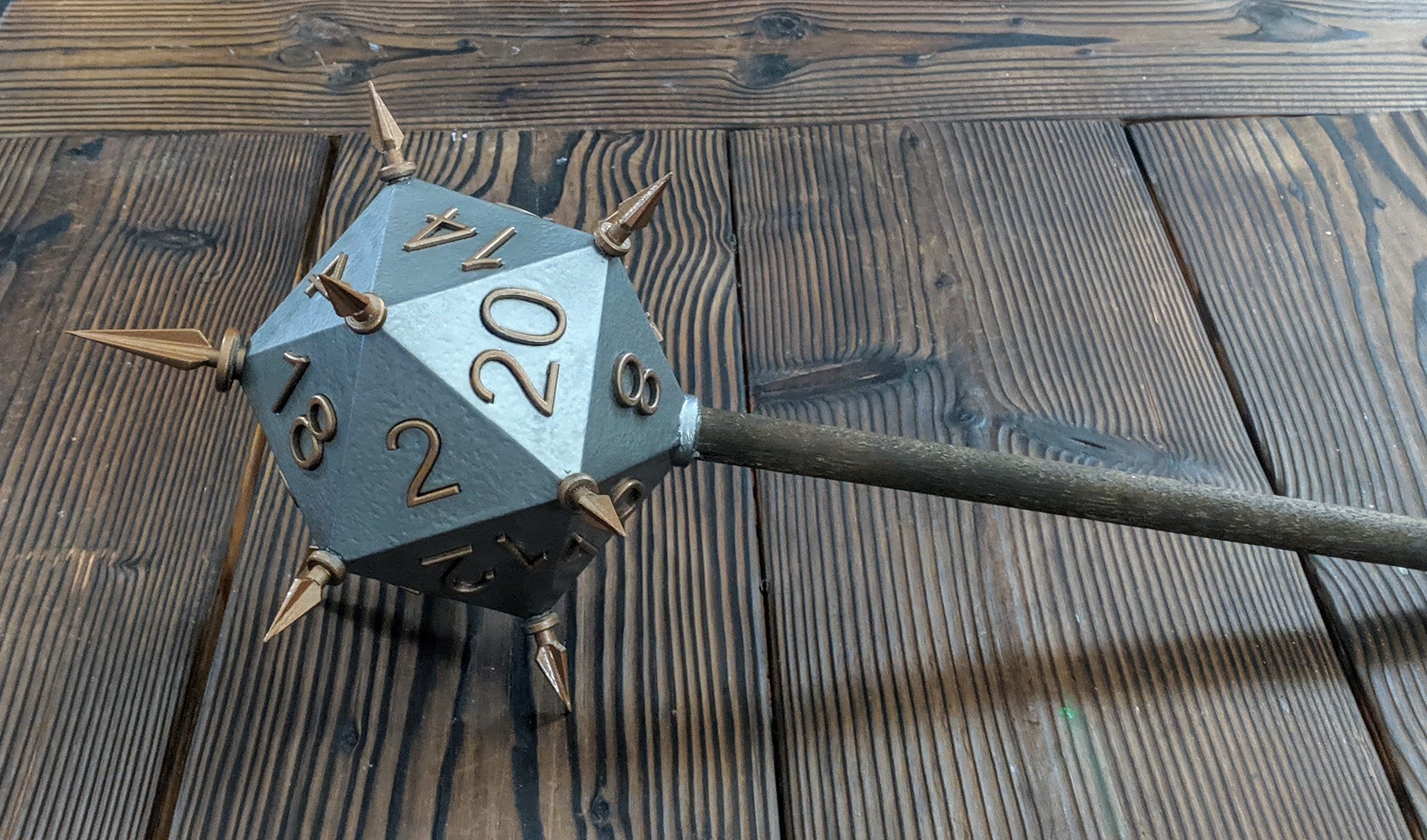 The Dungeon Mace-ter a 3D Printable D20 Mace - Etsy Canada