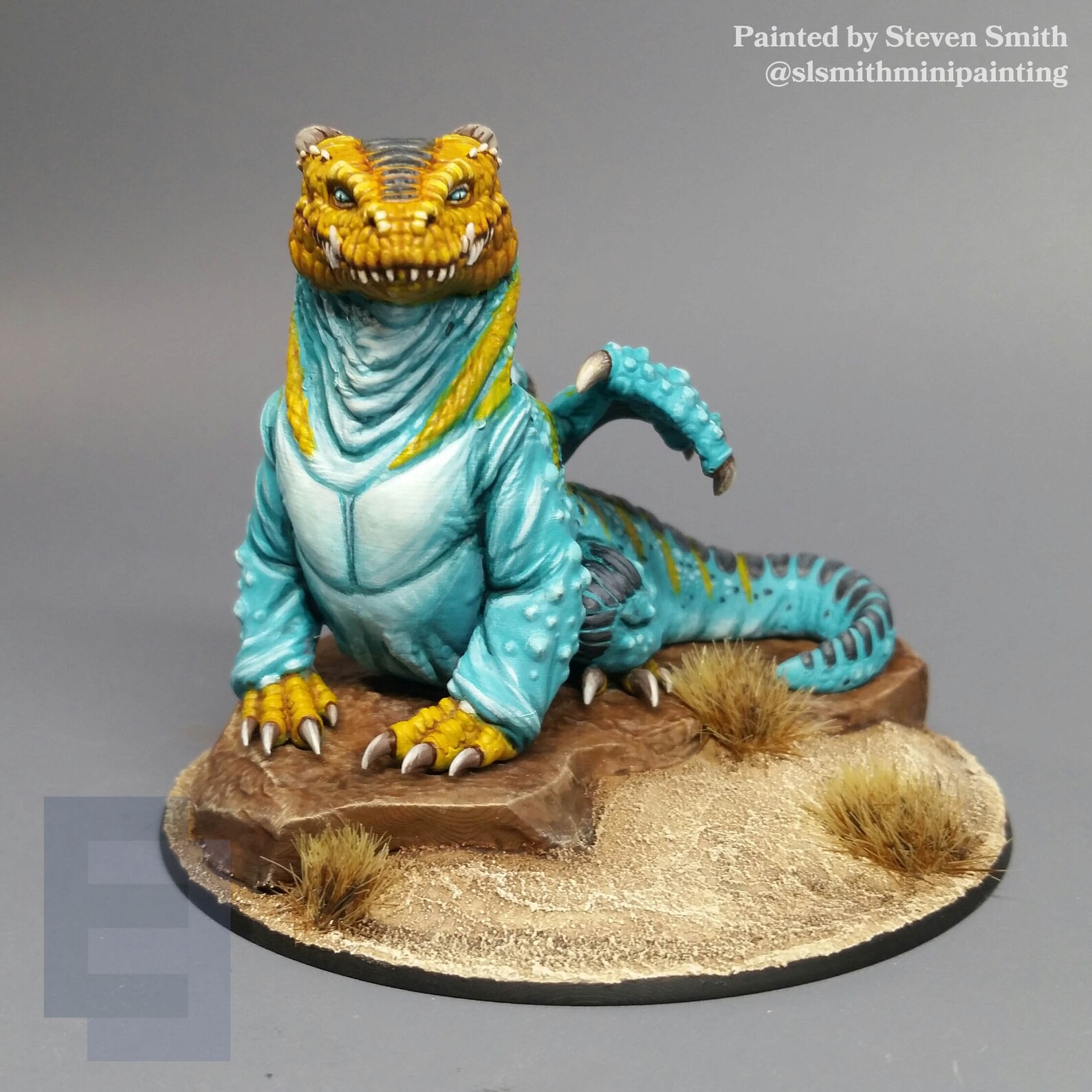 Desert Burrowing Dragon 3D Printed Tabletop RPG Mini - Etsy