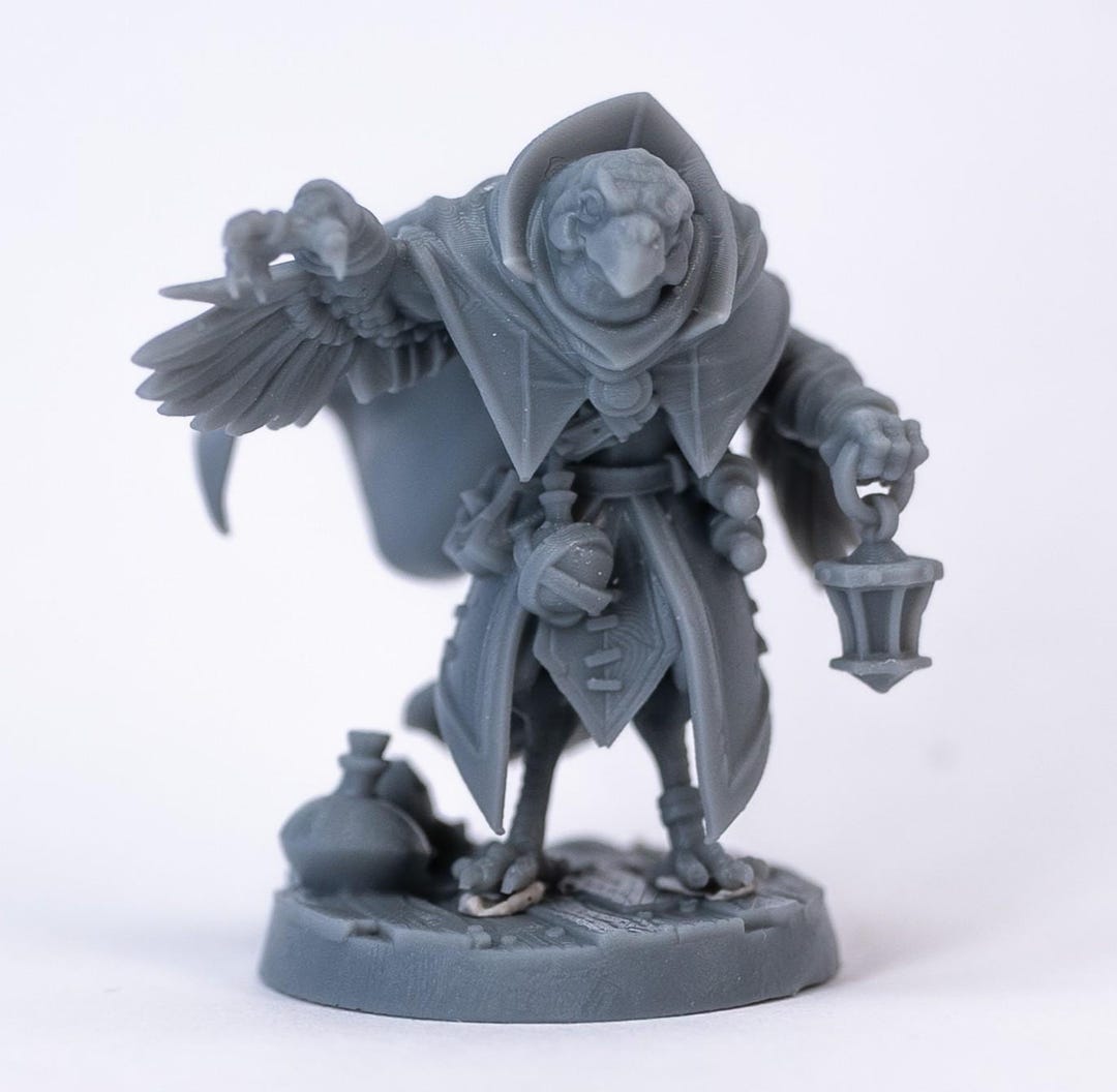 Kenku Alchemist Jen 3D Printed Tabletop RPG Minis UNPAINTED - Etsy