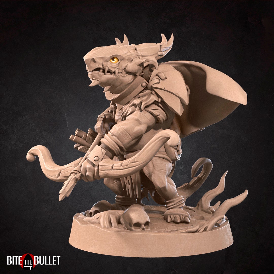 Kobold Ranger Pt1 3D Printed Tabletop RPG Mini UNPAINTED - Etsy