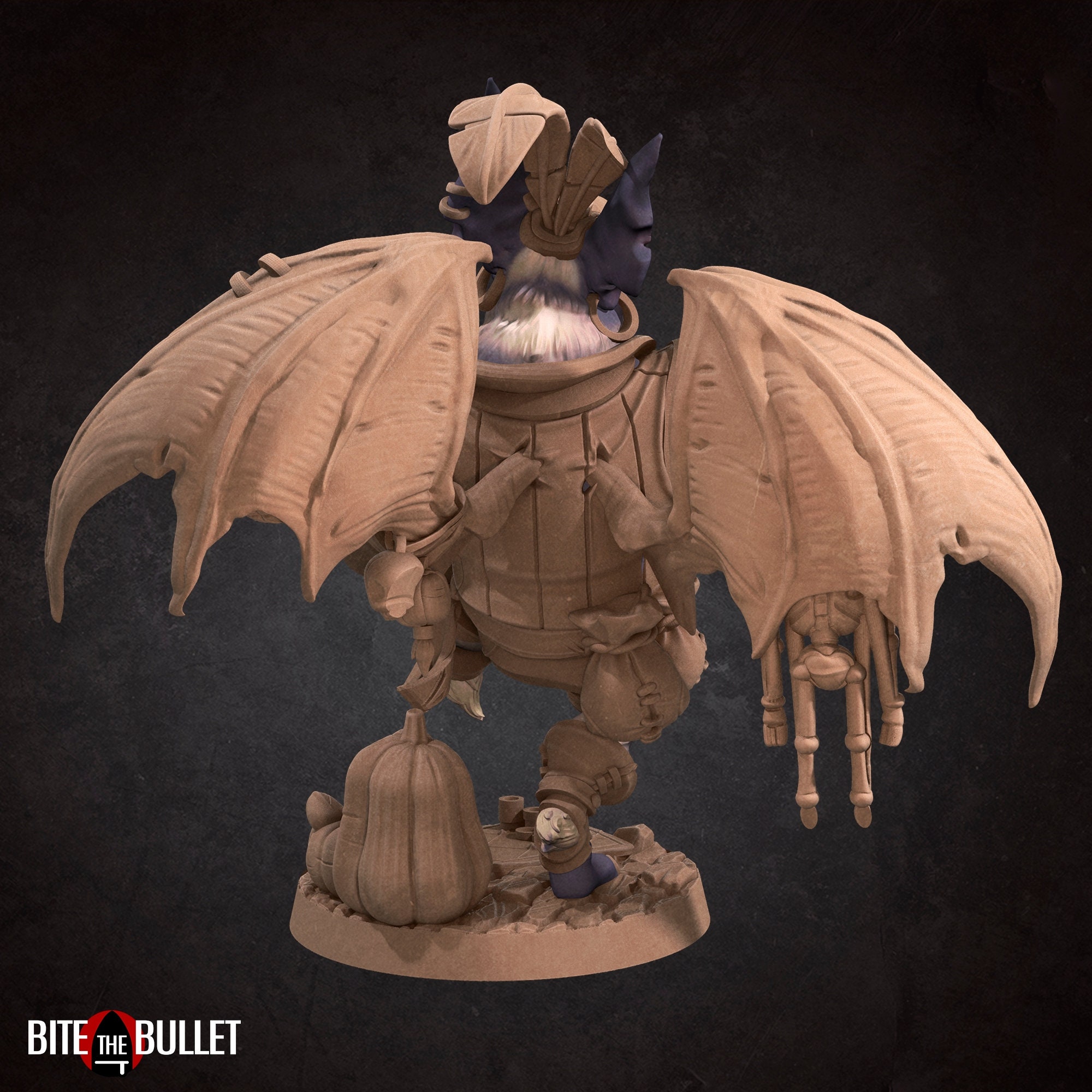 Batfolk Puppeteer Bard Marcia 3D Printed Tabletop RPG Mini - Etsy