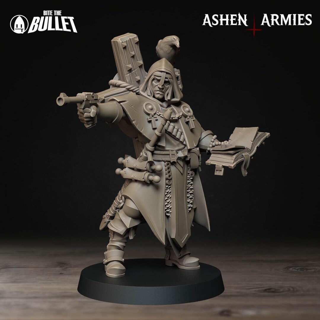 Human Cleric 3D Printed Tabletop RPG Minis UNPAINTED - Etsy