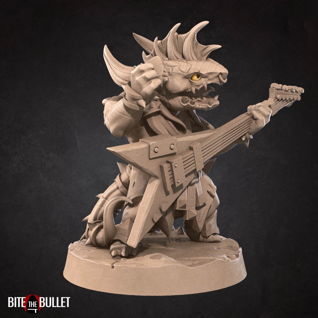 Kobold Bard 3D Printed Tabletop RPG Mini UNPAINTED - Etsy
