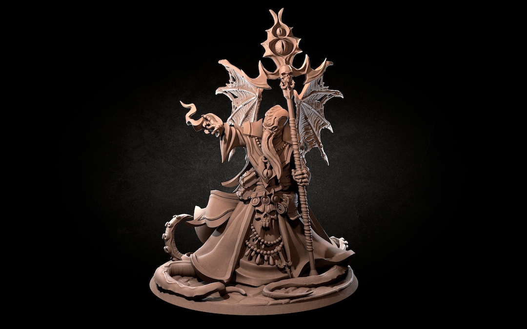 Kerioth the Corrupted Priest 3D Printed Tabletop RPG Mini UNPAINTED - Etsy