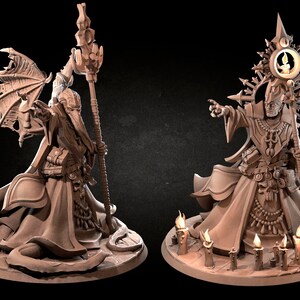 Kerioth the Corrupted Priest 3D Printed Tabletop RPG Mini UNPAINTED - Etsy