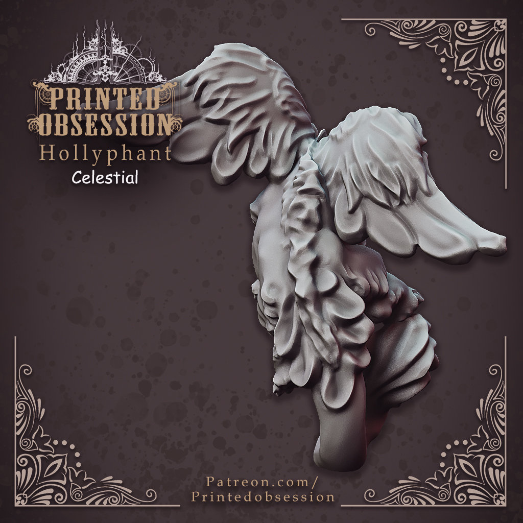 Hollyphant 3D Printed Tabletop RPG Mini - Etsy