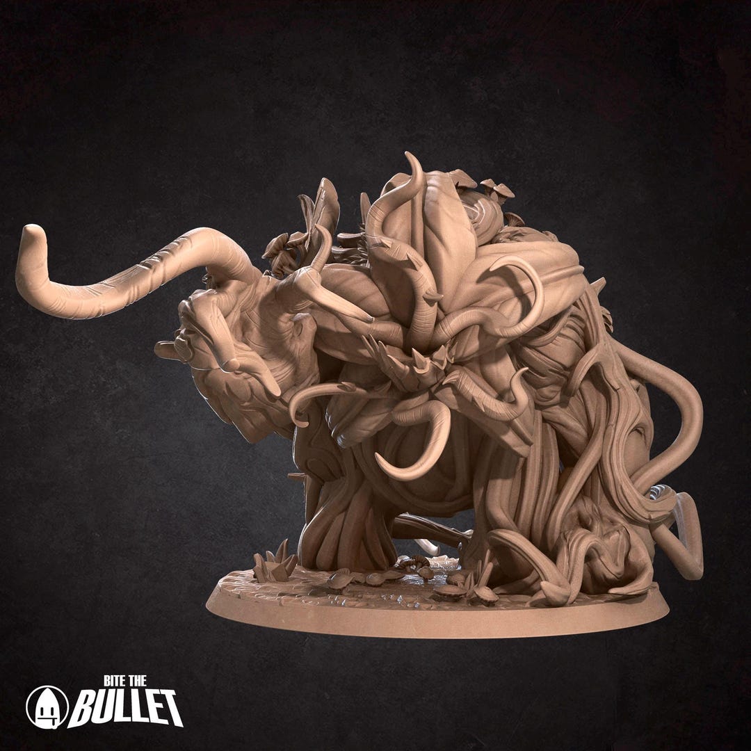 Shambling Mound Monster 3D Printed Tabletop RPG Mini UNPAINTED - Etsy