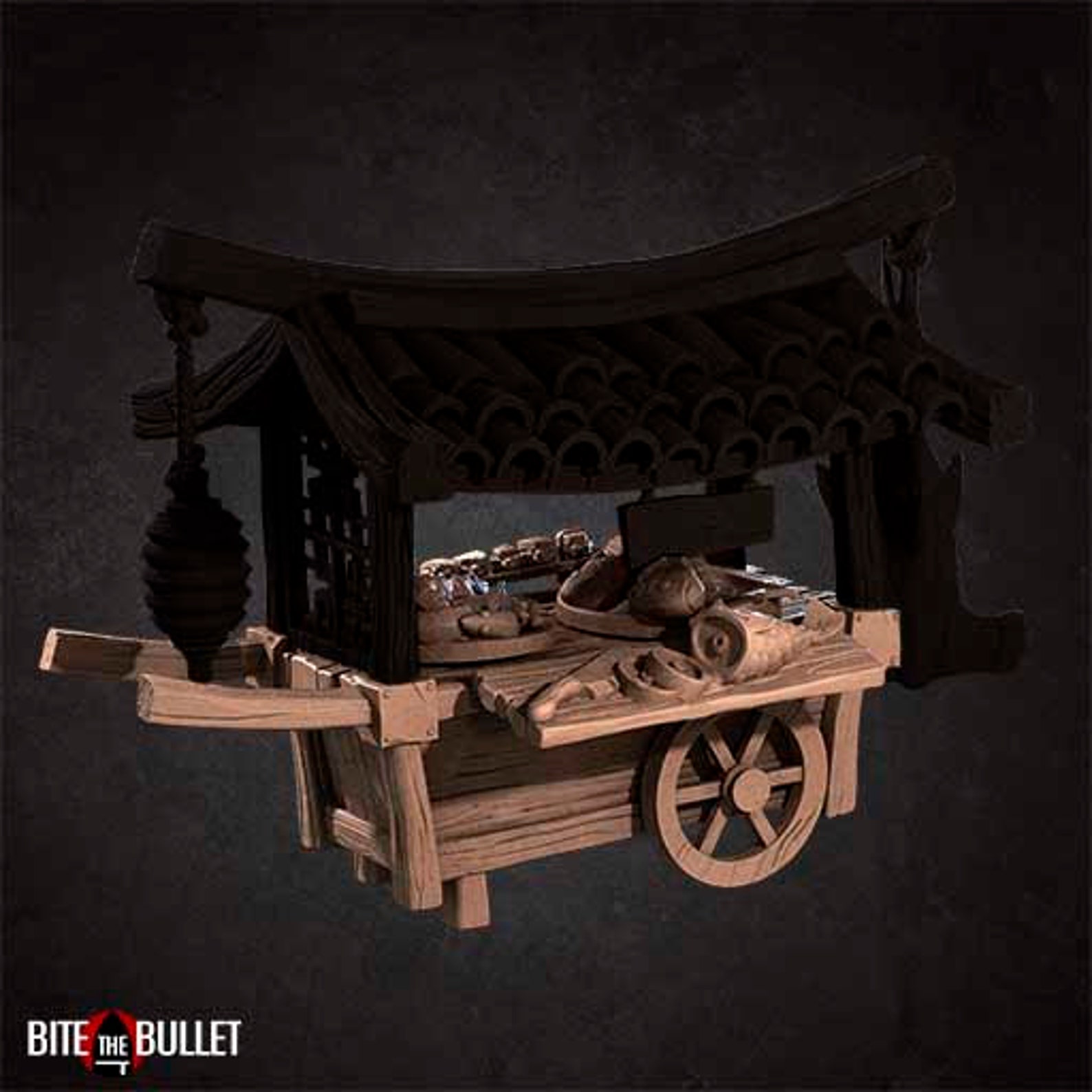 Ganbon-san's Sushi / Fish Shop 3D Printed Tabletop RPG Scenery ...