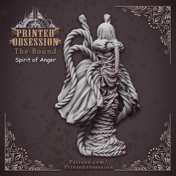 Bound One 3D Printed Tabletop RPG Mini | Etsy