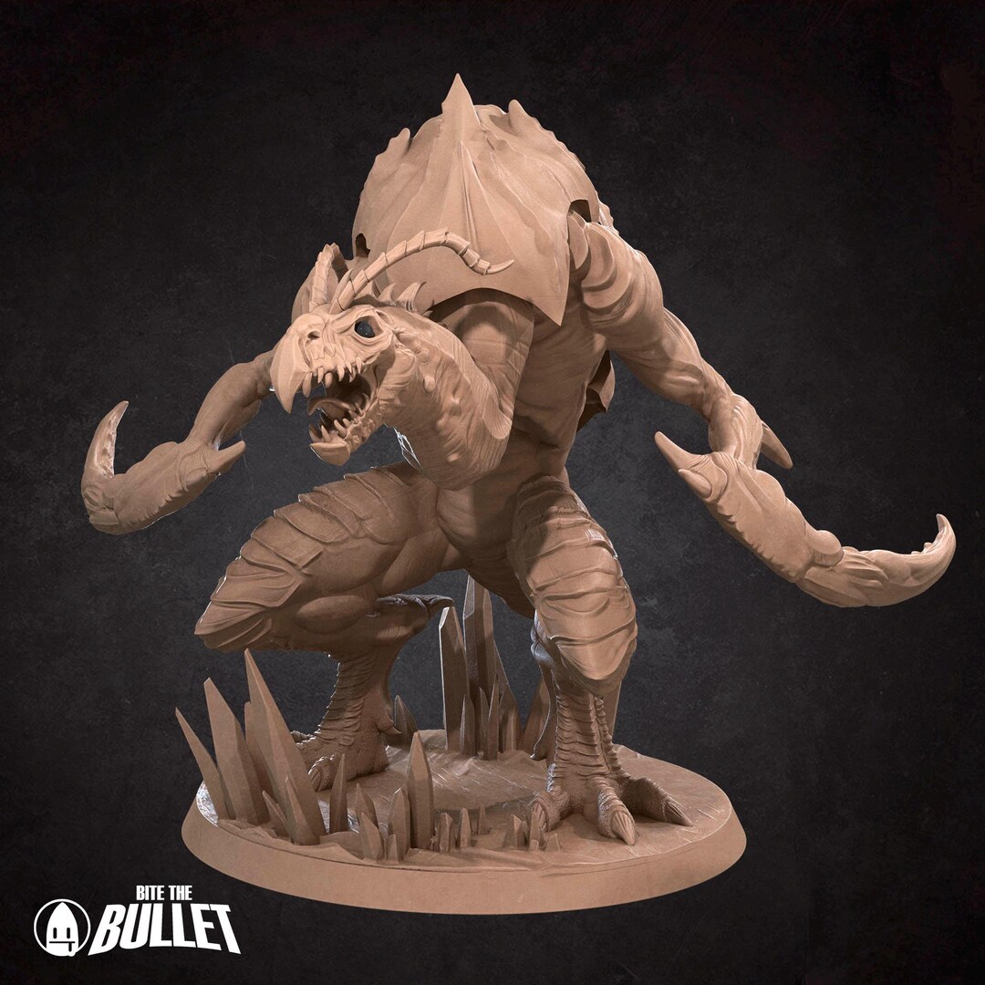 Hook Horror Cavern Monster 3D Printed Tabletop RPG Mini UNPAINTED - Etsy