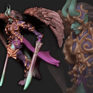 Erinyes 3D Printed Tabletop RPG Mini - Etsy