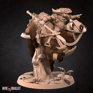 Tao Tao the Kobold and Kip the Weasel 3D Printed Tabletop RPG Mini ...
