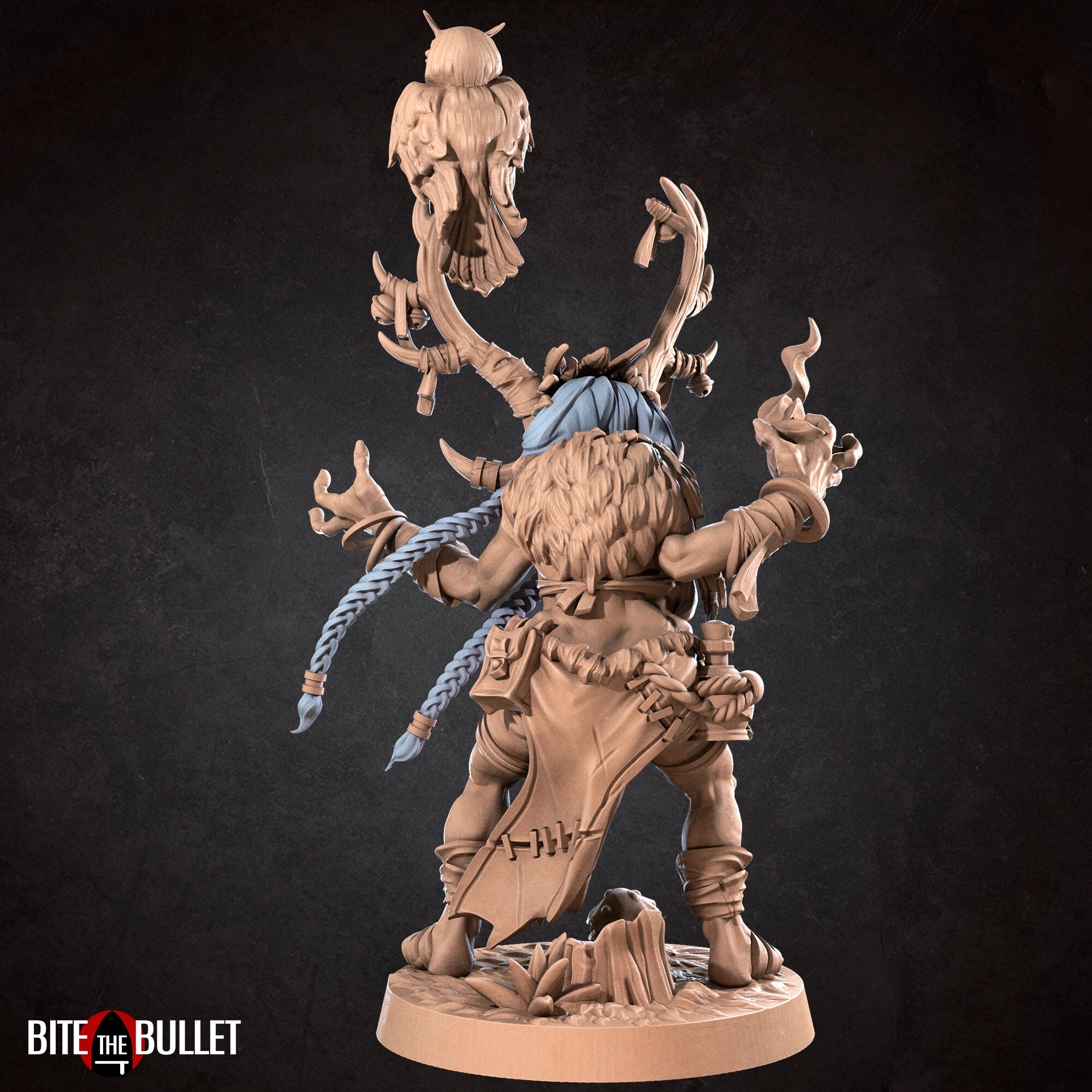 Human Amazon Elder Agatha 3D Printed Tabletop RPG Mini UNPAINTED - Etsy