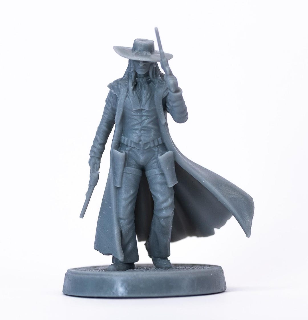 Vampire Gunslinger Cowboys 3D Printed Tabletop RPG Mini UNPAINTED - Etsy