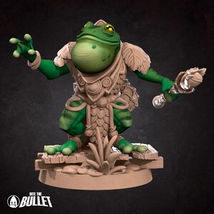 Frogfolk Monk 3D Printed Tabletop RPG Mini UNPAINTED - Etsy